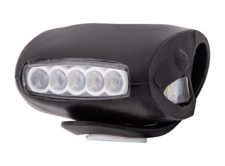 Treptač big silicone beli s pet super svetlih dioda+dve crvene bočneID: EK000702599