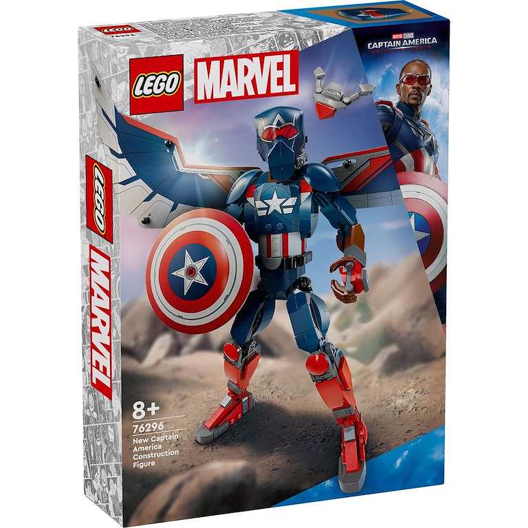 LEGO Novi Kapetan Amerika – figura za gradnju 76296ID EK000683349