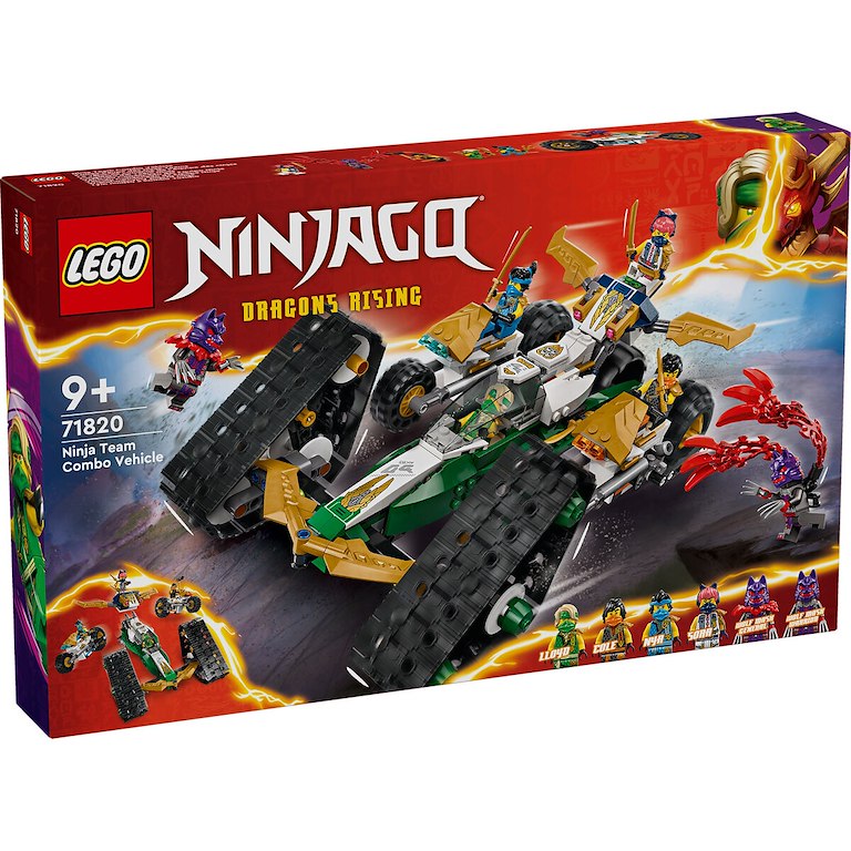 LEGO Kombinovano vozilo Nindža tima 71820ID EK000683551