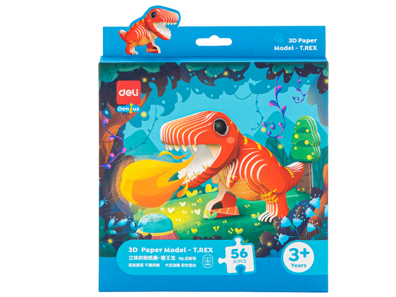 DELI PUZZLE - SLAGALICA 3D - T. REX 56 delova 83616ID EK000704447