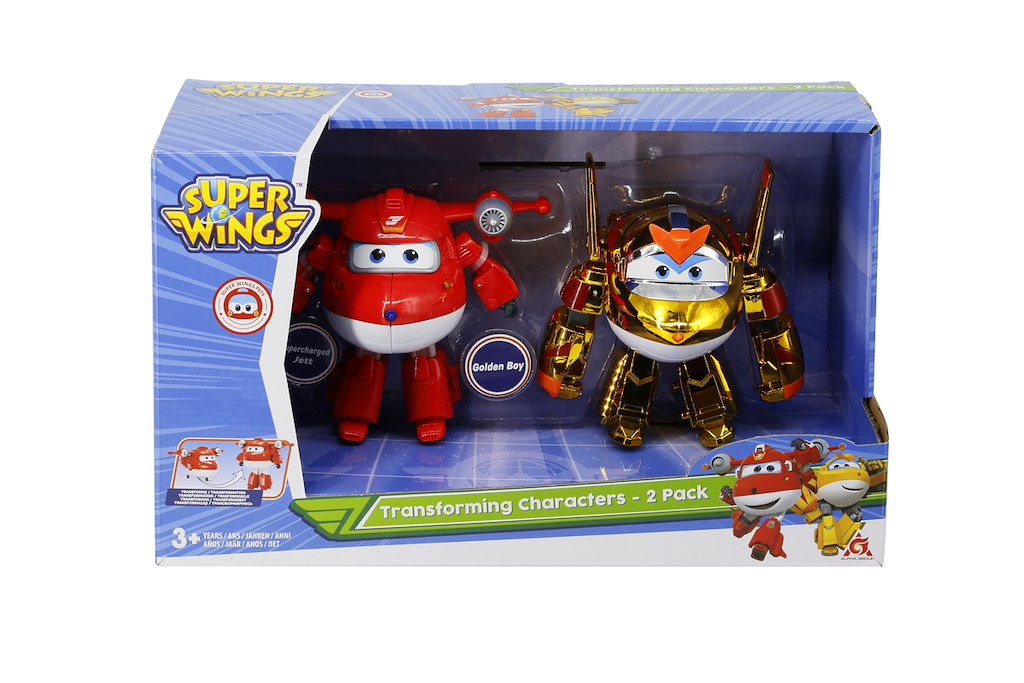 Super Wings Transformacija 2pk Supernapajajući avion i Golden BoyID: EK000707255