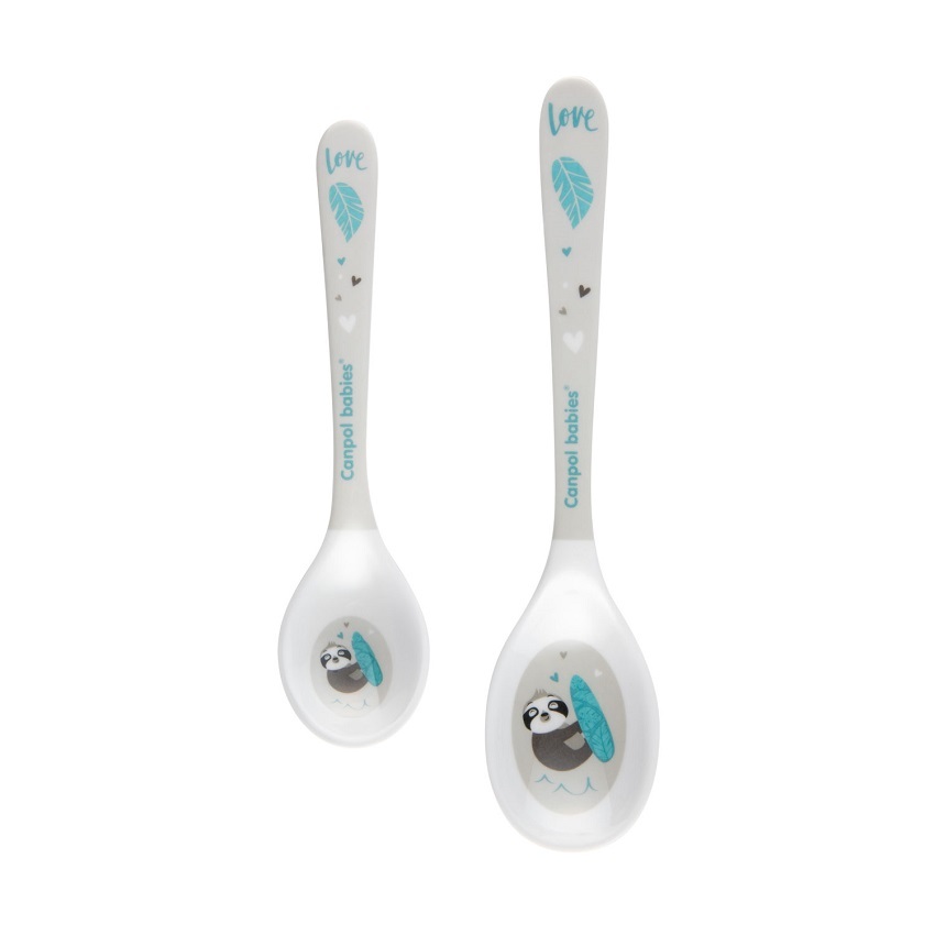 Canpol Babies Set kašika (2Kom) 4/530 Melamine - Exotic Animals GreyID EK000718565