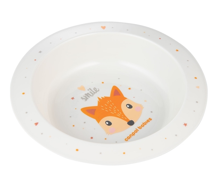 Canpol Babies Činija 4/412 Cute Animals 270Ml - OrangeID EK000718001