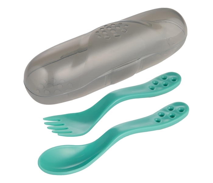 Canpol Babies Set Za Hranjenje - Putni Set kašika I viljuška 74/019 - TurqoiseID EK000718641