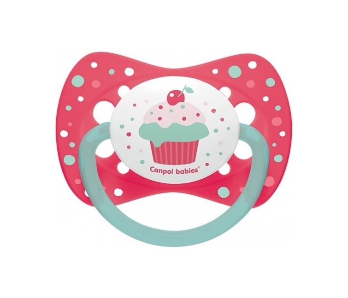 Canpol Babies Varalica Silicon Symmertrical 6-18M 23/283 "Cupcake" - PinkID: EK000718900