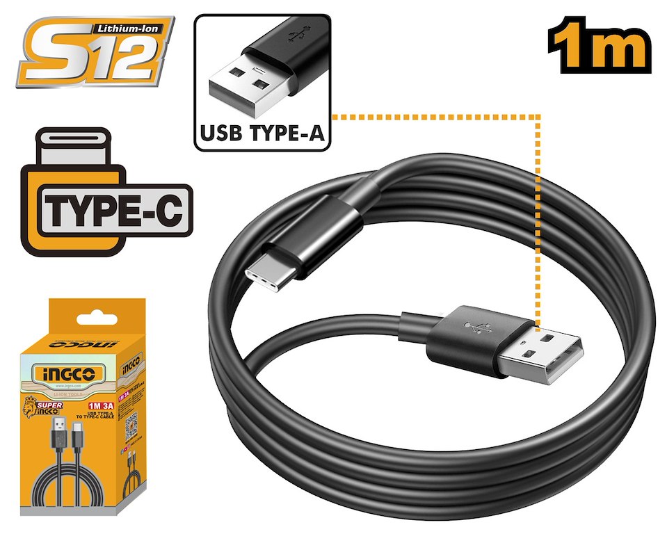 INGCO Kabl za punjenje USB A-C SUPER IUCC01ID EK000721401