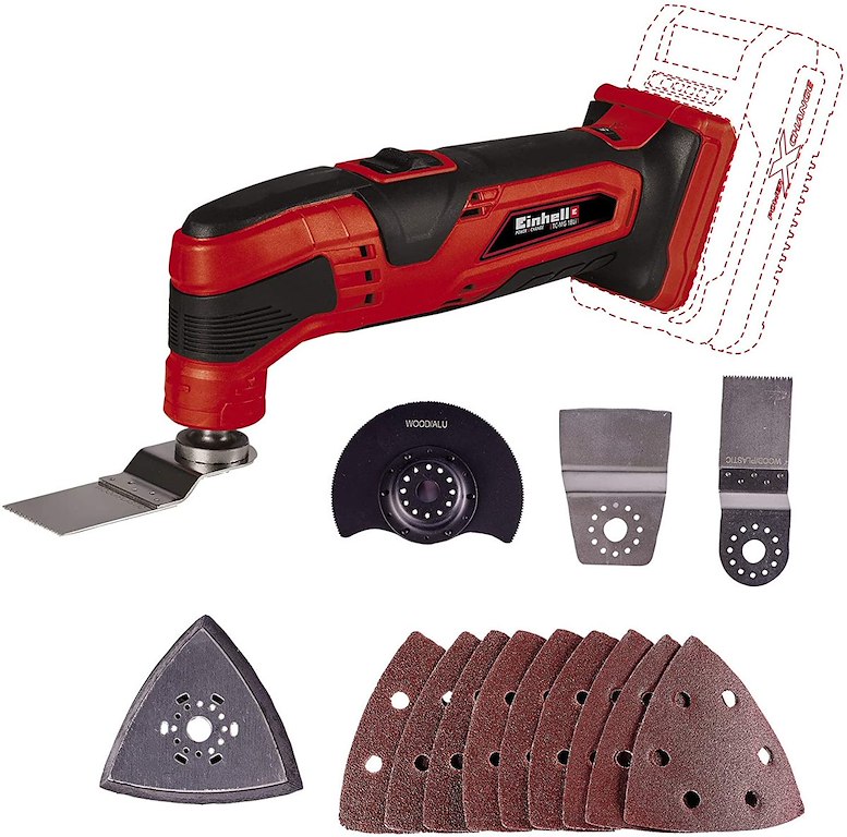 Einhell TC-MG 18 Li - Solo akumulatorski multifunkcionalni alat (bez baterije i punjača)ID: EK000341064
