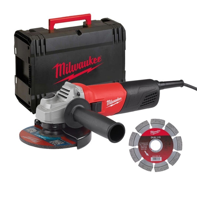 Milwaukee Električna ugaona brusilica AG800-115 E D-SET 800 W, 115 mm 4933451281ID: EK000716603