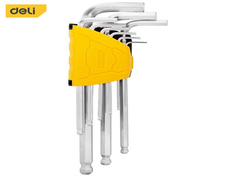 DELI Set dugih imbus ključeva sa kuglicom 1,5-10mm, 9kom EDL3088ID EK000698867