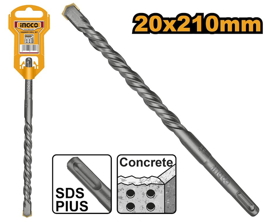 INGCO SDS+ Burgija za beton 20x210mm DBH1212001ID EK000720369