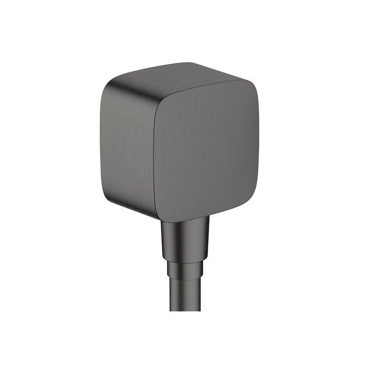 Hansgrohe FixFit SoftSquare Brushed Black Chrome priključak za crevo ručnog tuša sa nepovratnim ventilom 26457340ID EK000690117