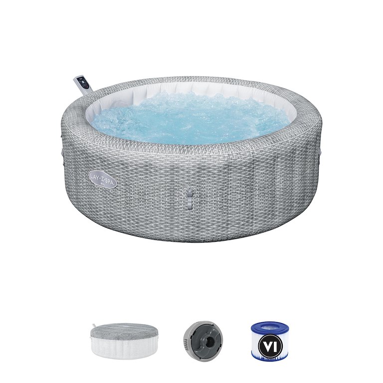 Bestway Đakuzi Bali 1.96mx71cm sivi ratan 980lID EK000705768