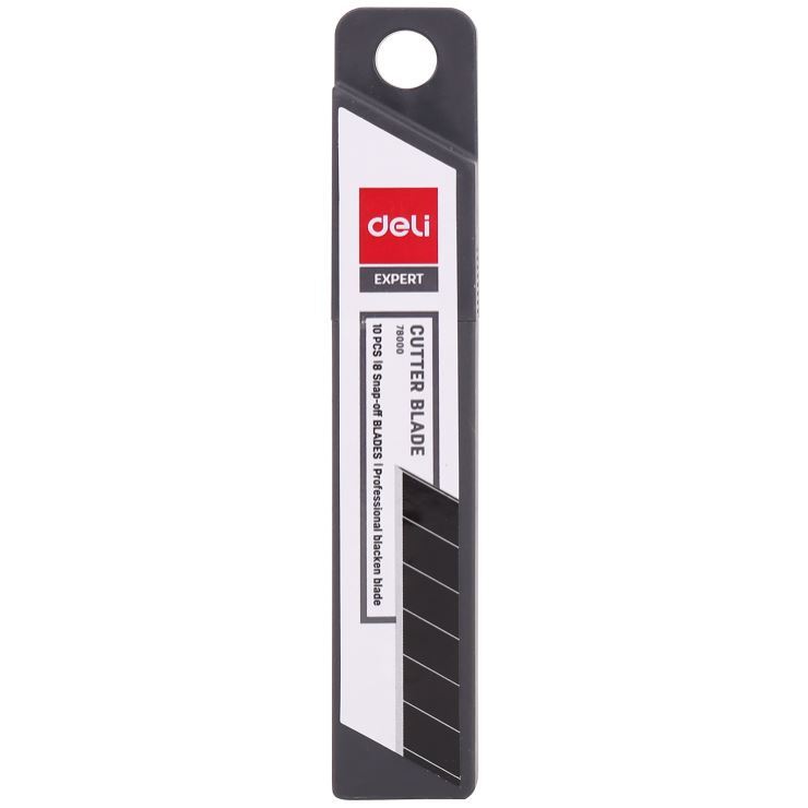 DELI SEČIVA ZA SKALPEL EXTRA OŠTRA 18mm 1/10 E78000ID EK000705154