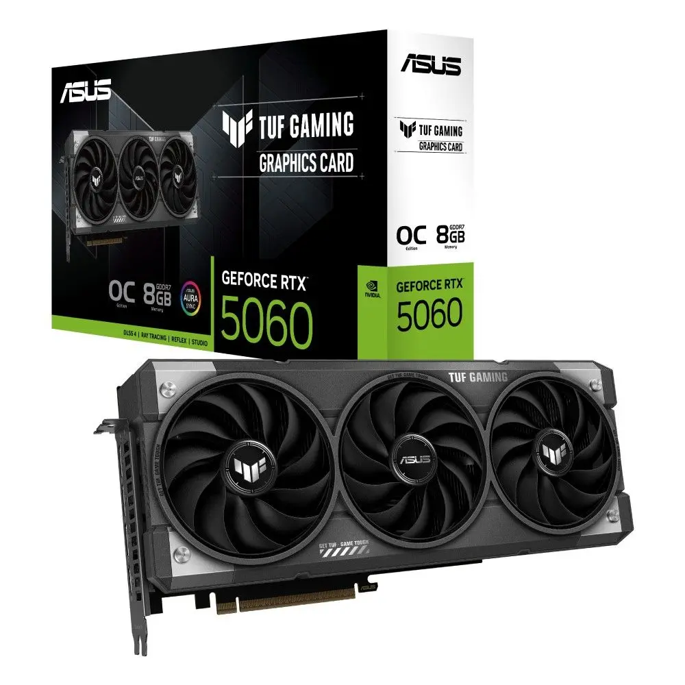 ASUS TUF Gaming GeForce RTX 5060 8GB GDDR7 OC