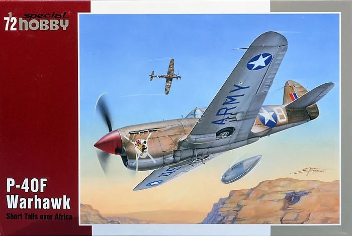 SPECIAL HOBBY 1/72 P-40 F Warhawk „Short Tails over Africa“