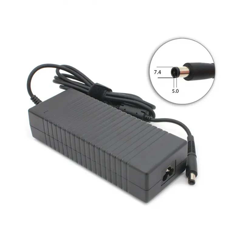 Punjač za laptop HP Compaq 19V, 135W, 7.1A, 7.4x5mm, Crni