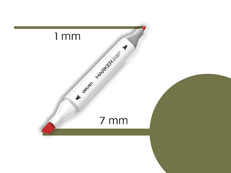 DELI MARKER SKETCH 42 MASLINASTO ZELENA 70801A-42ID: EK000704822