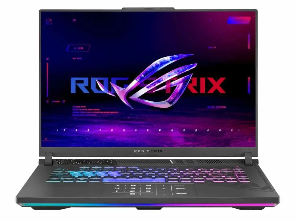 Asus Laptop ROG Strix G16 G614JIR-N4084, DOS, 16", IPS QHD+, Intel Core i9-14900HX, 16GB, 1TB SSD, RTX4070-8GB, Sivi