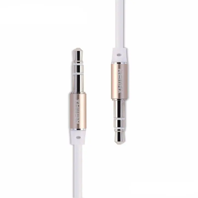 Remax Audio kabl RM-L100 Aux 3.5mm, Beli, 1m