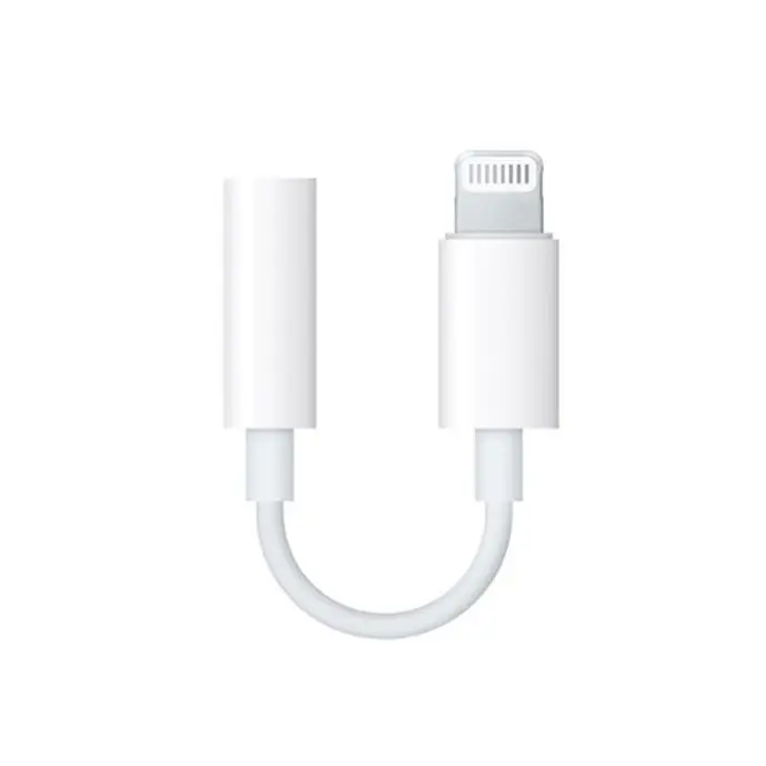 Adapter za slušalice Iphone Lightning/3.5 mm, Beli