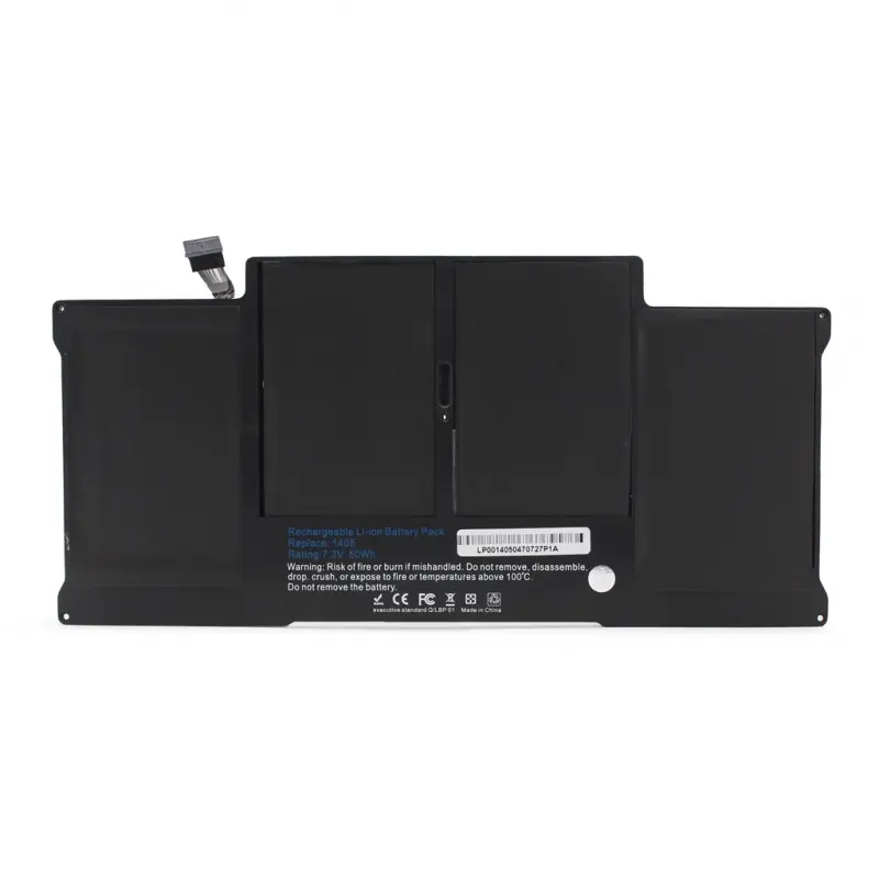 Apple Baterija za laptop MacBook Air 13 A1377 A1369, 50 Wh, Crna