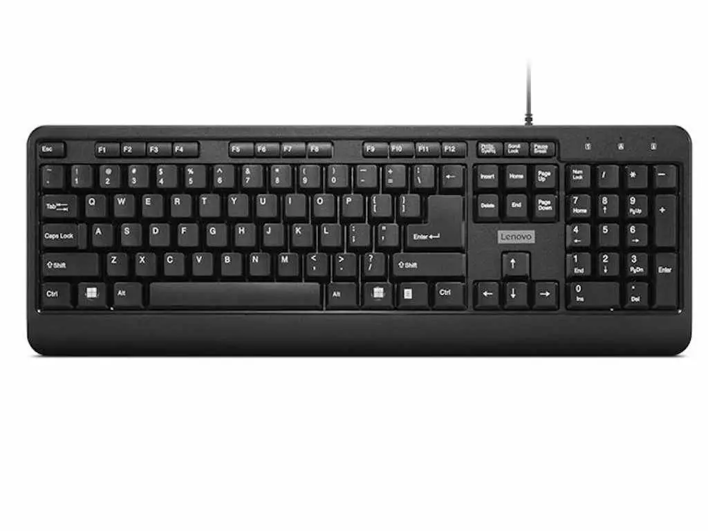 Lenovo Tastatura 160 GY41L68463, US, Crna