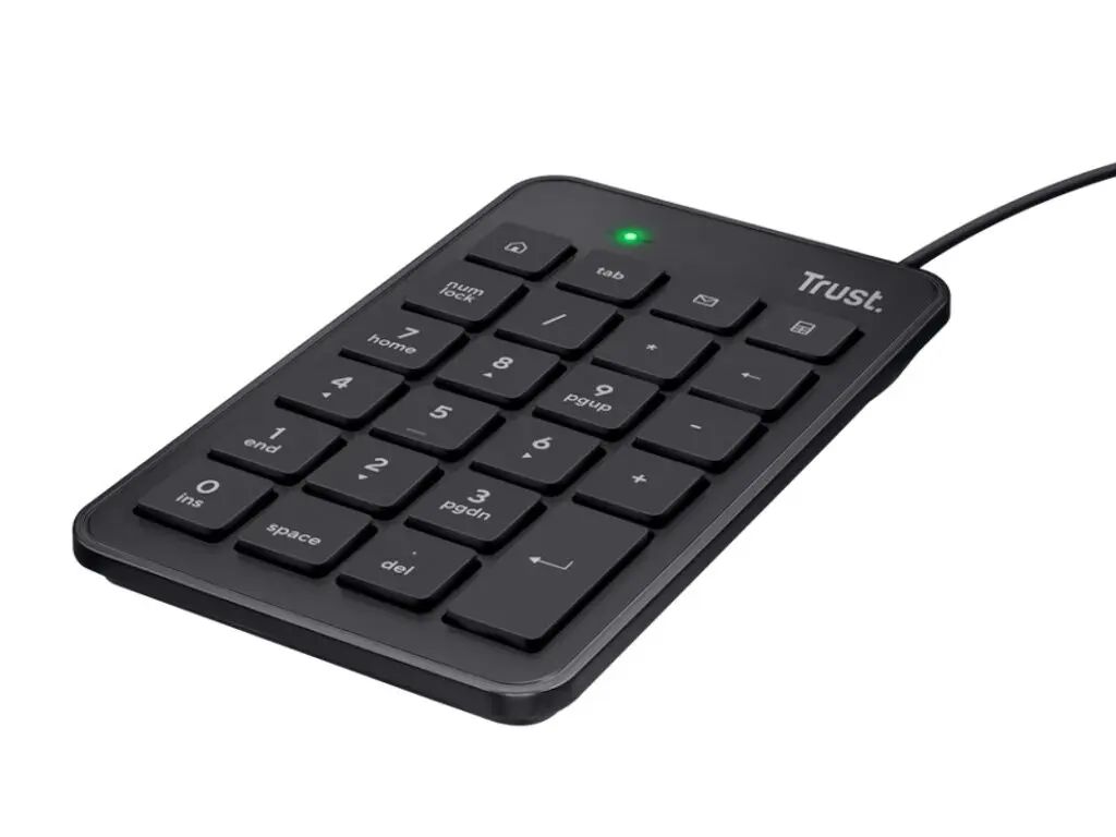 Trust Tastatura Xalas, Numerička, USB, Crna