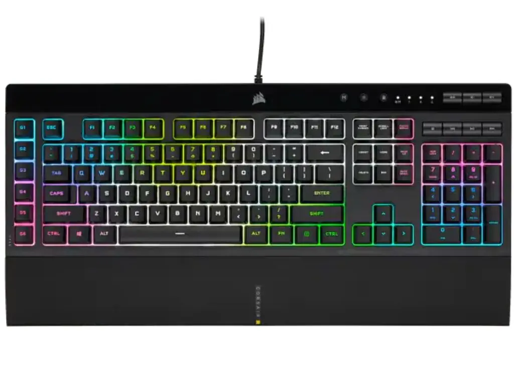 Corsair Gaming tastatura K55 CH-9226715-NA, RGB PRO XT, Crna