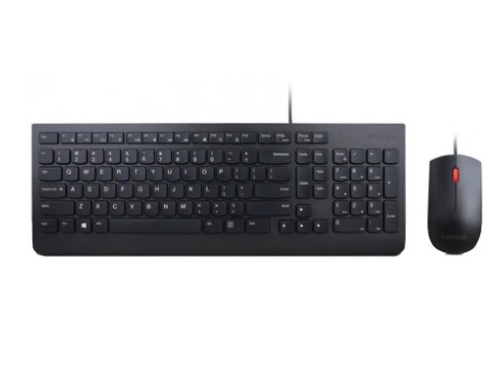 Lenovo Tastatura sa mišem Essential 4X30L79922, US, Crna