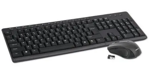 Omega Bežična tastatura sa mišem OKM071B, Crna