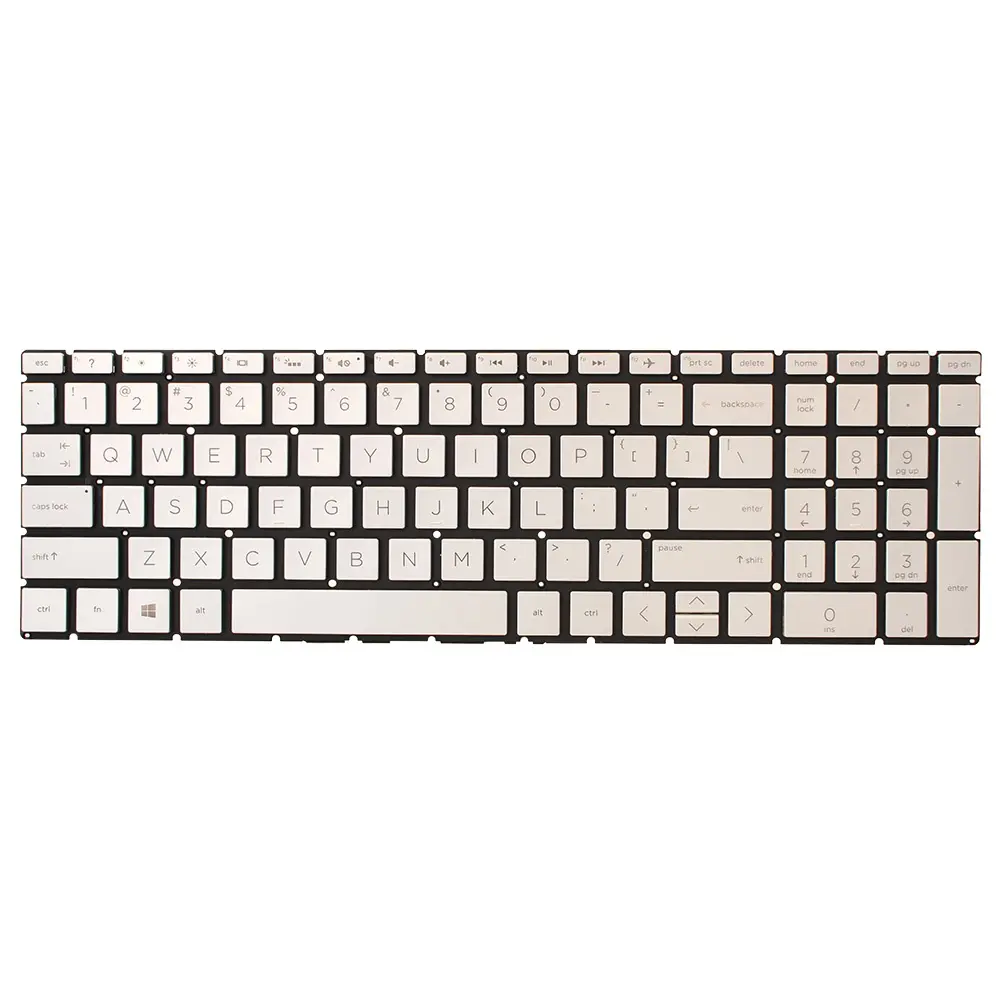 HP Tastatura 15-db, Membranska, Siva