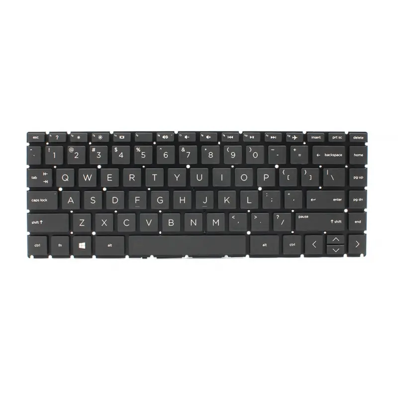HP Tastatura 14-CM1600NA, Internal Ribbon, Membranska, UK, Crna
