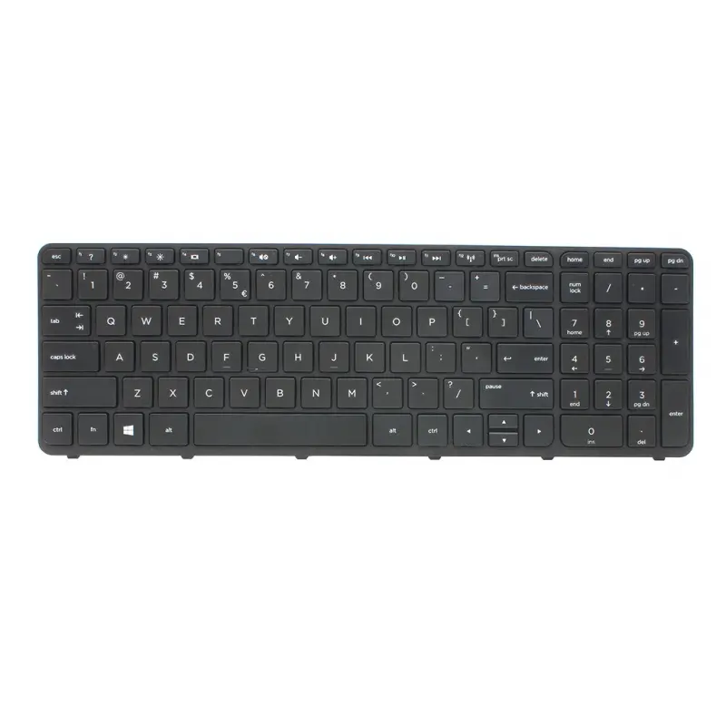 HP Tastatura 15s, Membranska, Integrisana, Crna
