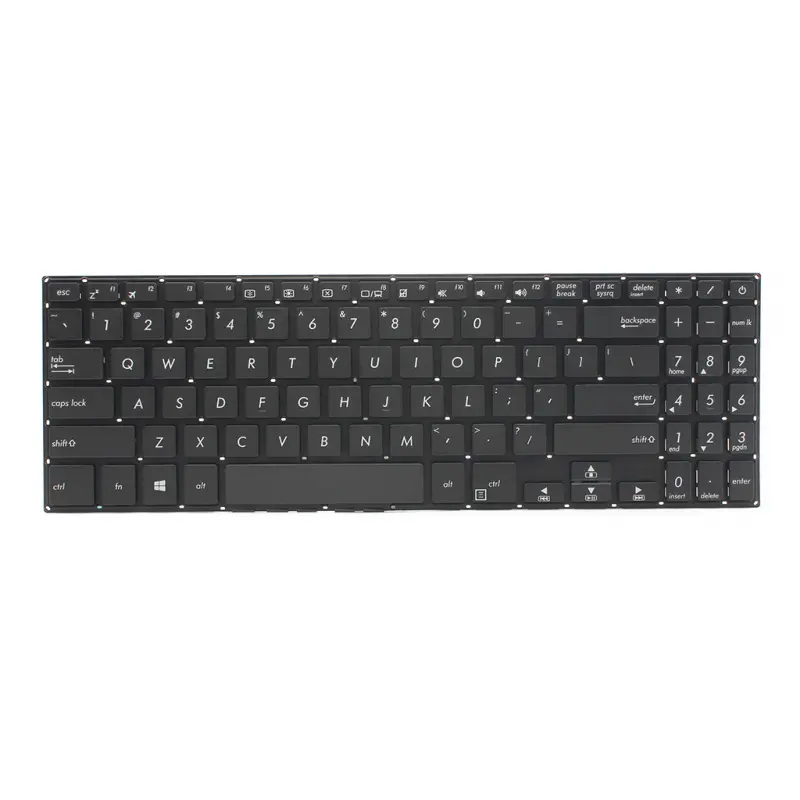 Asus Tastatura X570 FPC, Membranska, Crna