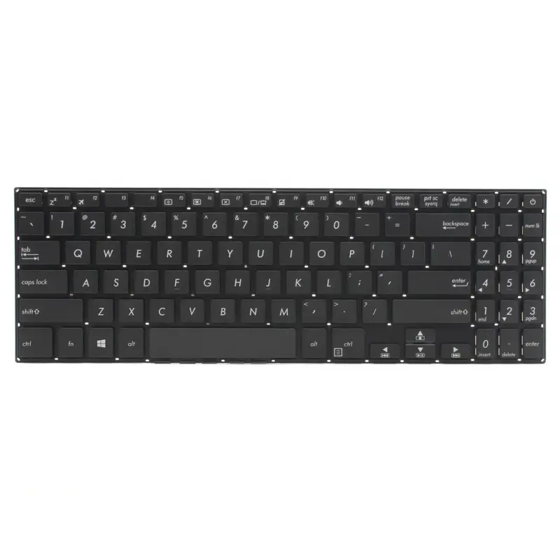 Asus Tastatura X507, Crna