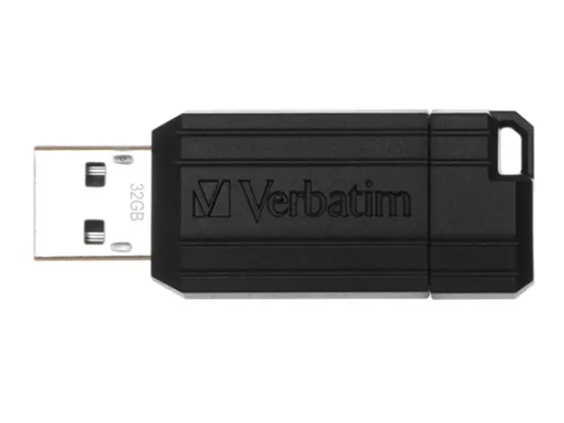 VERBATIM Pinstripe USB Flash 32GB, 2.0, Crni