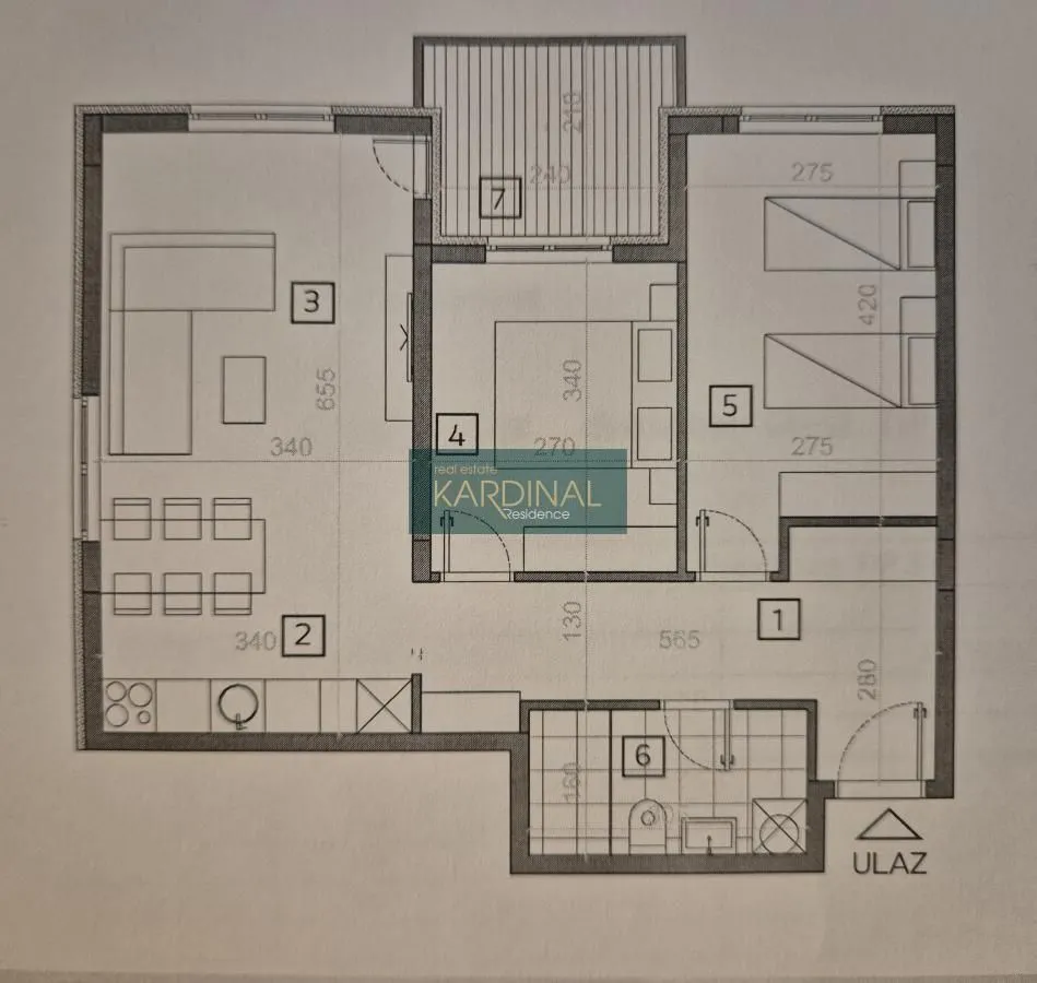 Prodaja, dvosoban stan, 64m2, Centar, Jagodina