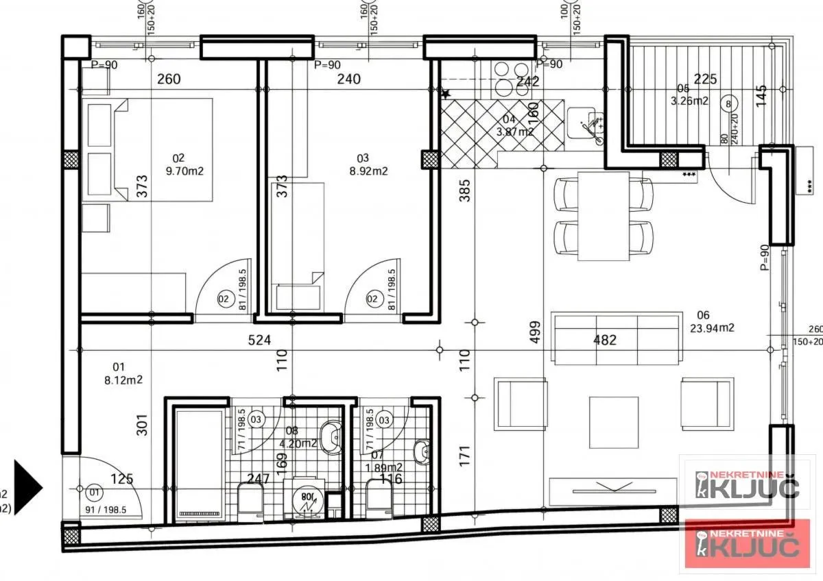 Prodaja, trosoban stan, 67m², Bulevar patrijarha Pavla, Novi Sad Sve Podlokacije