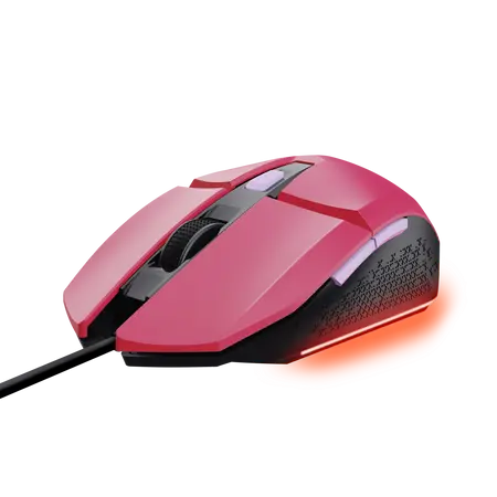 Trust Gejmerski miš GXT109P Felox, 6400 DPI, Roze