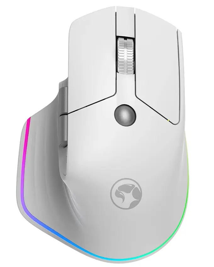 MARVO Bežični gaming miš G803, RGB, Beli