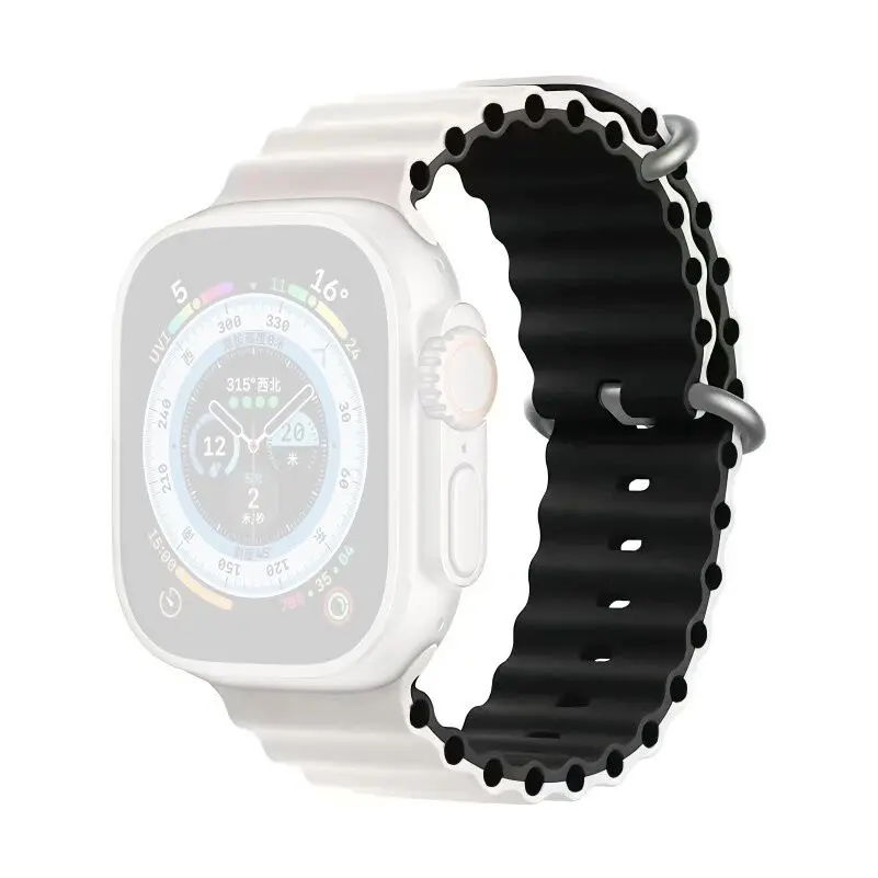 Moye Narukvica za smart watch Ocean Strap 44/45/49mm, Bela