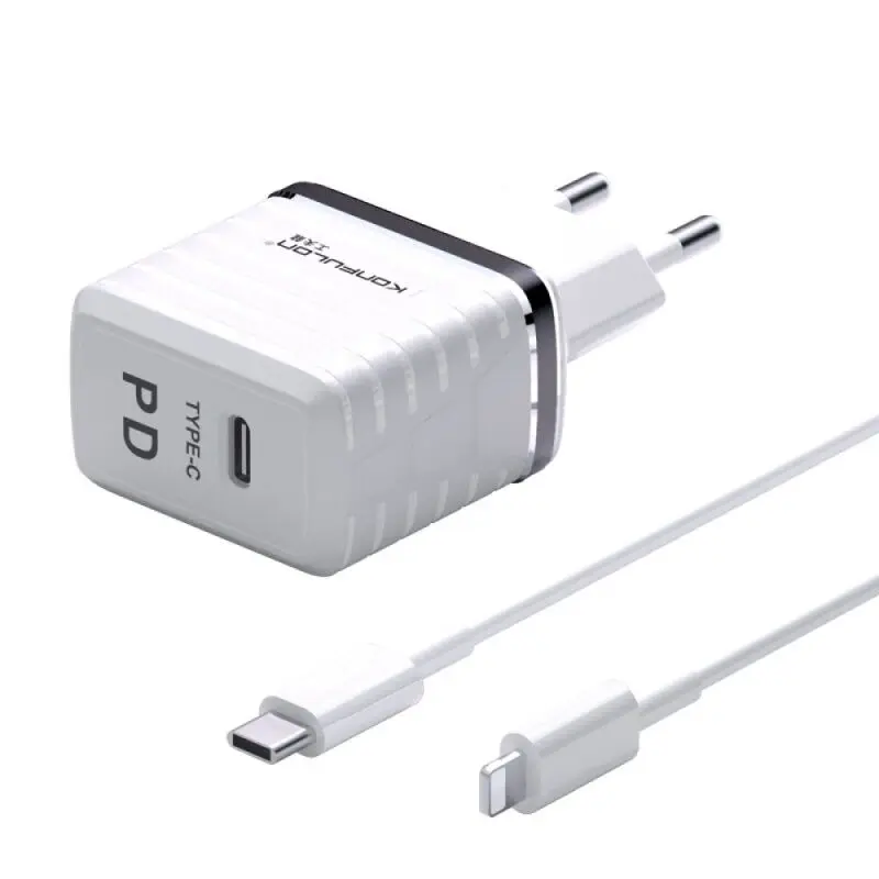 Konfulon Kućni punjač C32D+DC13 PD 20W sa iPhone lightning kablom