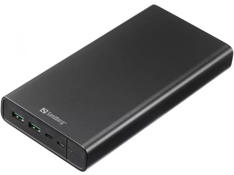SANDBERG PD100W Eksterna baterija, Powerbank USB-C, Crna, 38400