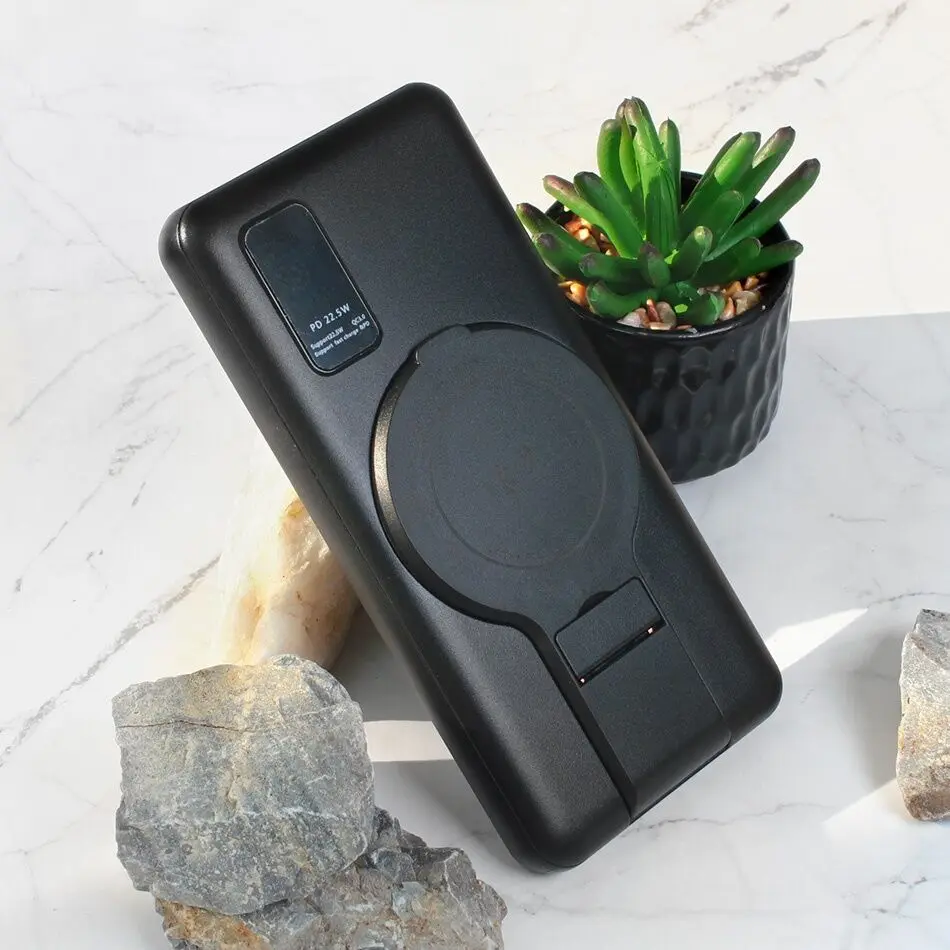 Oxpower Power bank PDW10, Brzo bežično punjenje, 12000mAh, 5V 3A, Crni