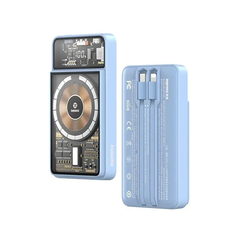 Remax Prenosiva baterija Phantom Series RPP-580, PD 20W+QC 22.5W, 10000mAh, Plava