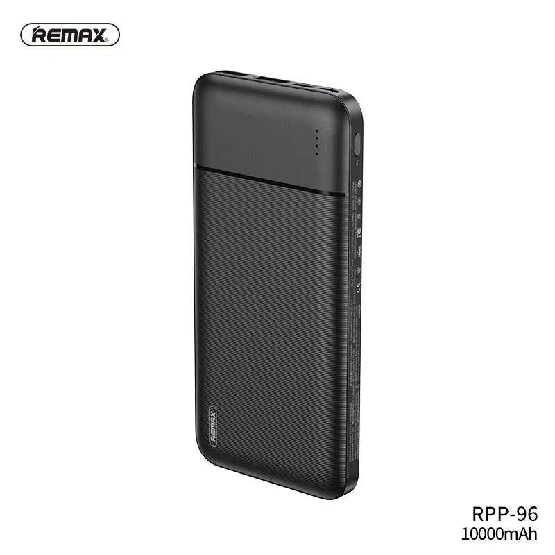Remax Power bank Lango RPP-96, 2 USB, 10000mAh, Crni