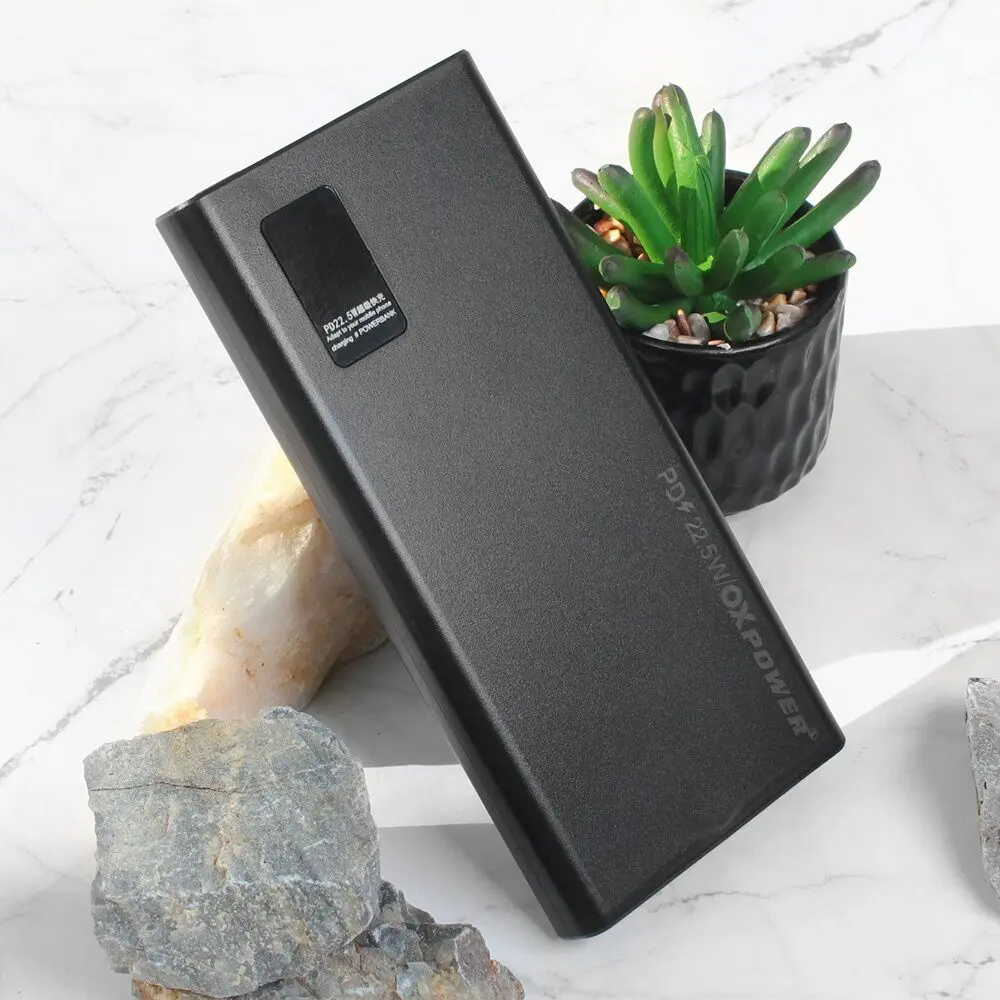 Oxpower Power bank P13, PD brzo punjenje, 12000mAh, Crni