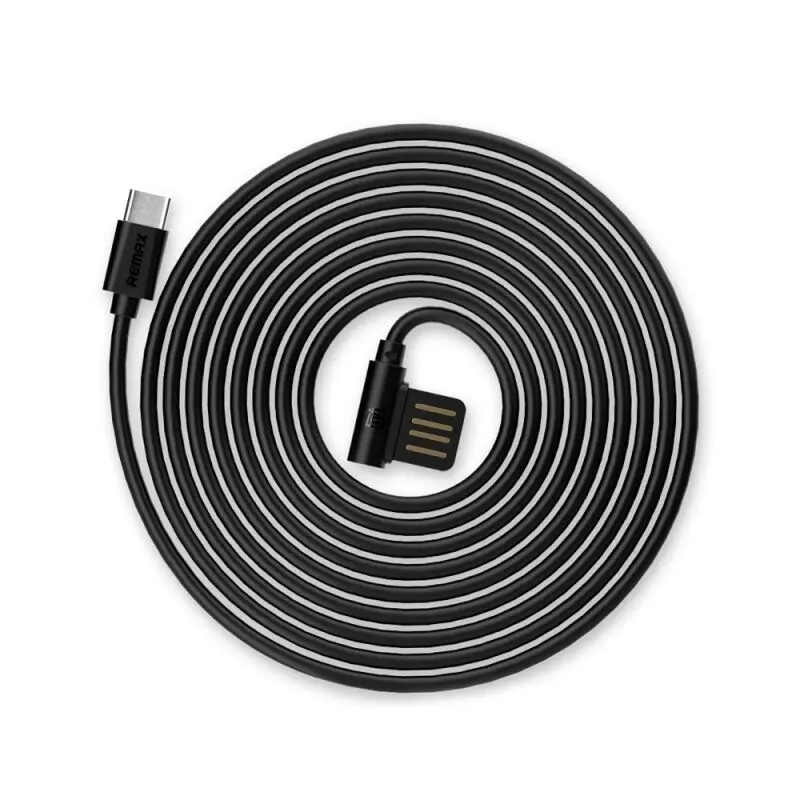 Remax Data kabl Rayen RC-075a Type C, Crni, 1m