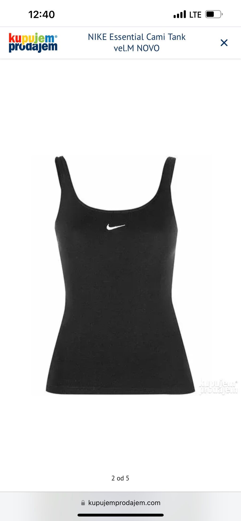 Nike Sportswear Essential Women's Cami Tank vel. M NOVO DH