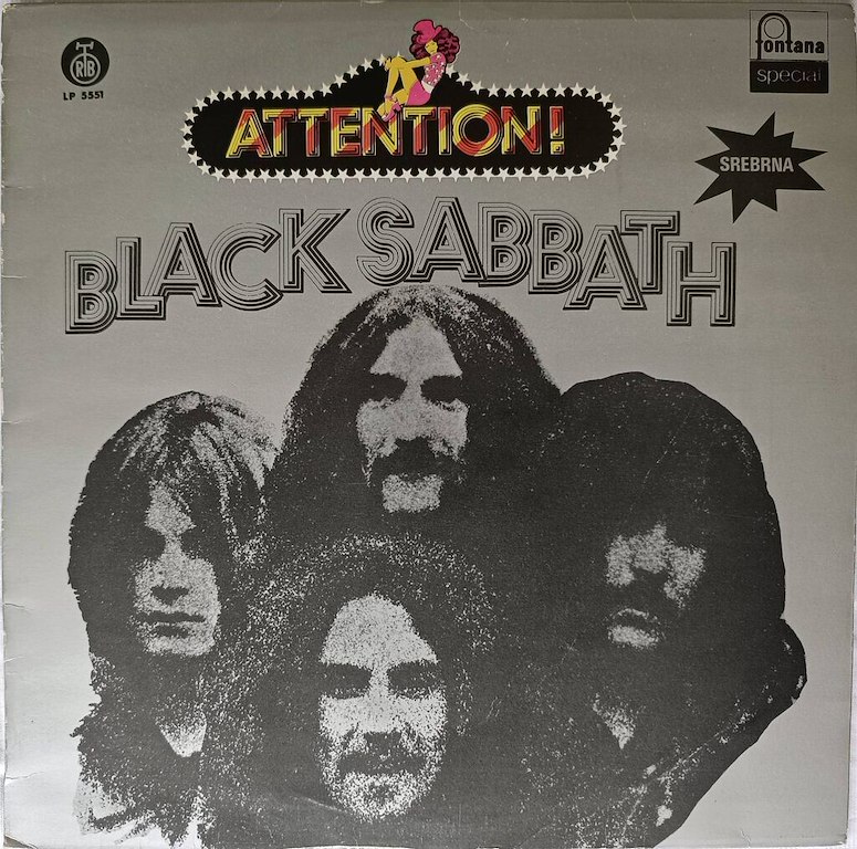 Black Sabbath vinil LP „Attention“ Godina izdanja – 1972 Kataloški